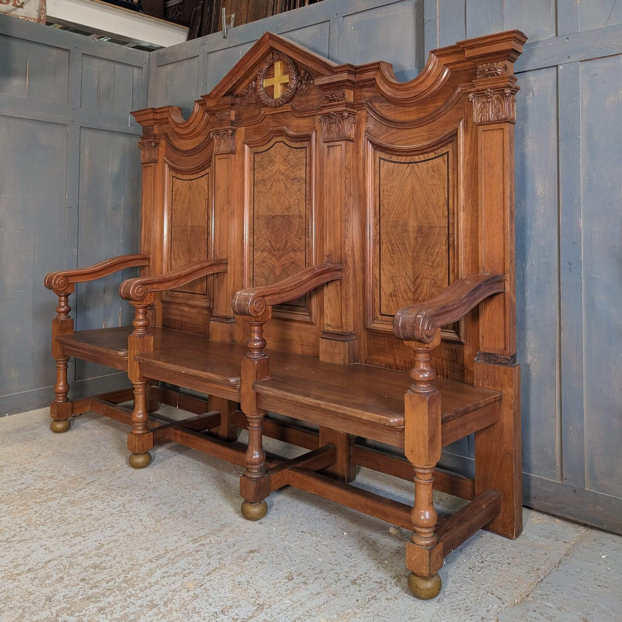 Church Pews & Benches For Sale - Antique Church Furnishings