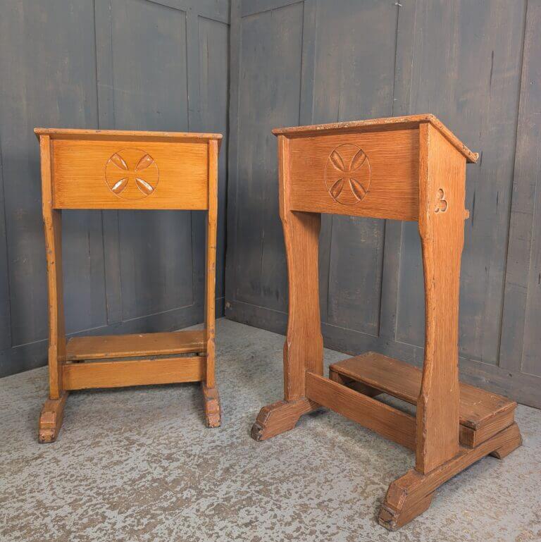 Prayer Desks, Prie Dieux & Kneelers - Antique Church Furnishings