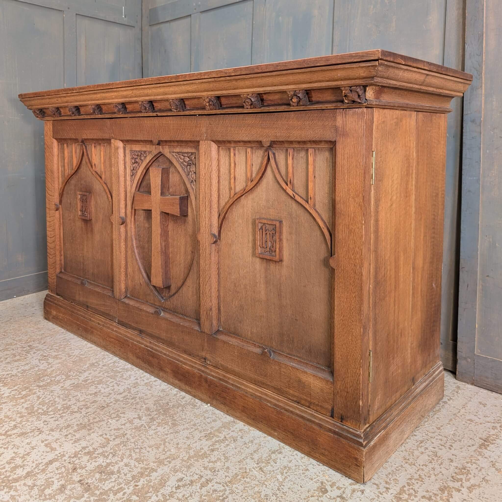 Altars, Communion & Credence Tables - Antique Church Furnishings