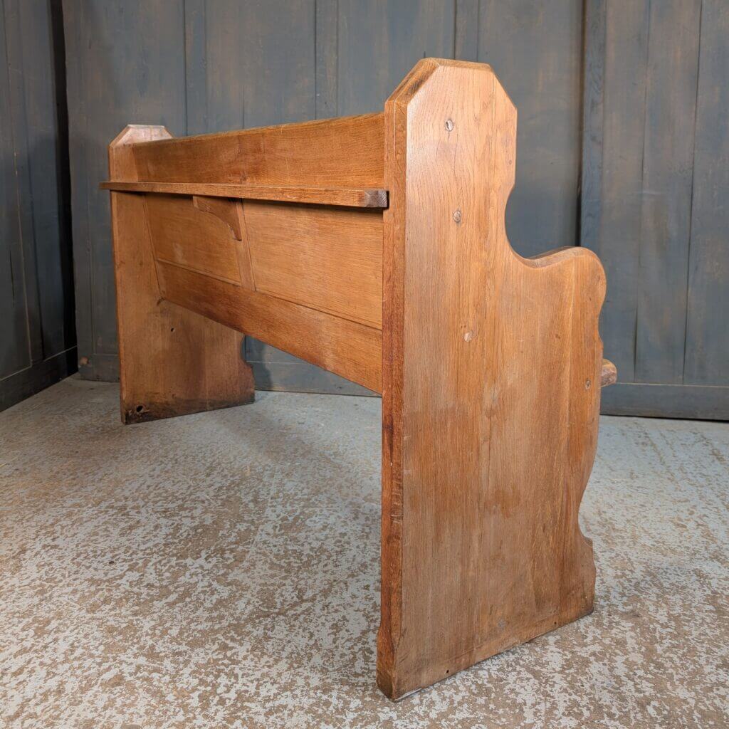 Pure Classic Pale Oak Shaped End Gothic Carved Church Pew Benches from ...