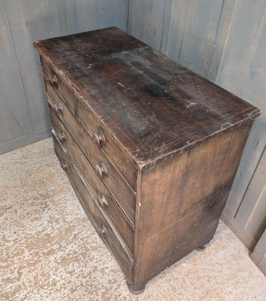'Haunted House' Victorian Two Over Three Chest of Drawers