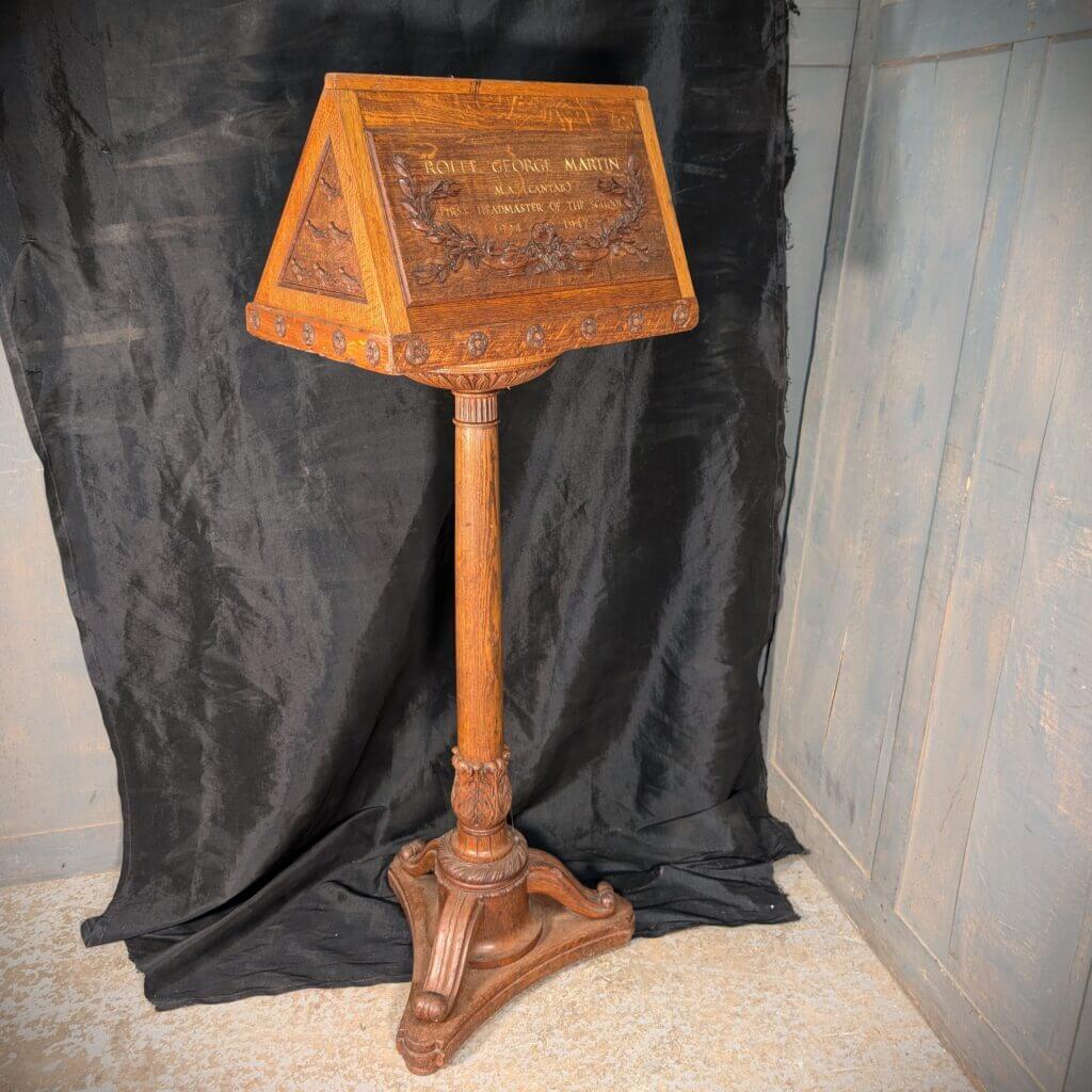Lecterns, Reading Desks & Missal Stands - Antique Church Furnishings