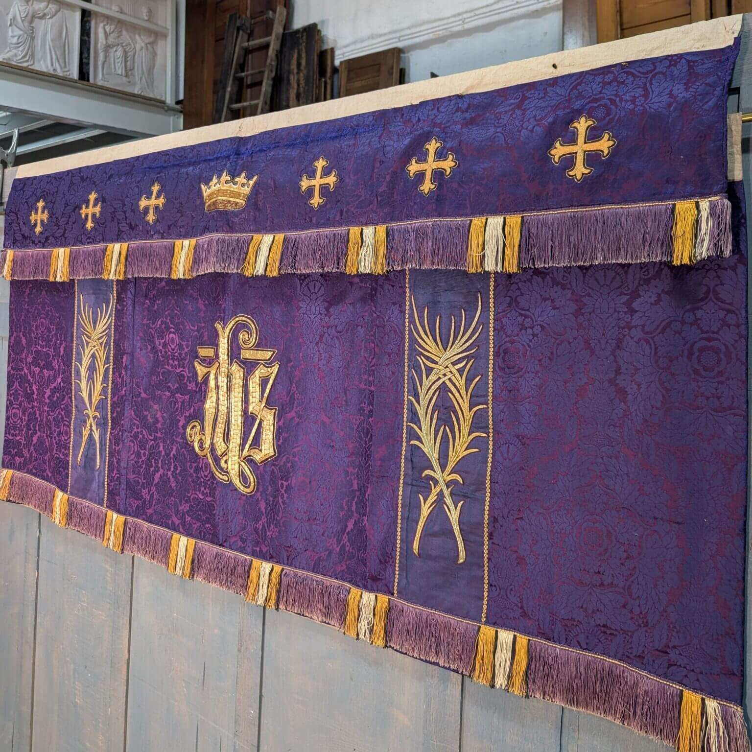 altar frontal Archives - Antique Church Furnishings